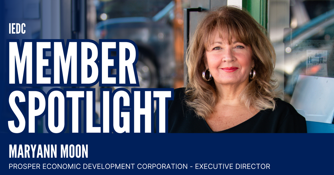 MaryAnn Moon named IEDC’s Member of the Month | Prosper EDC